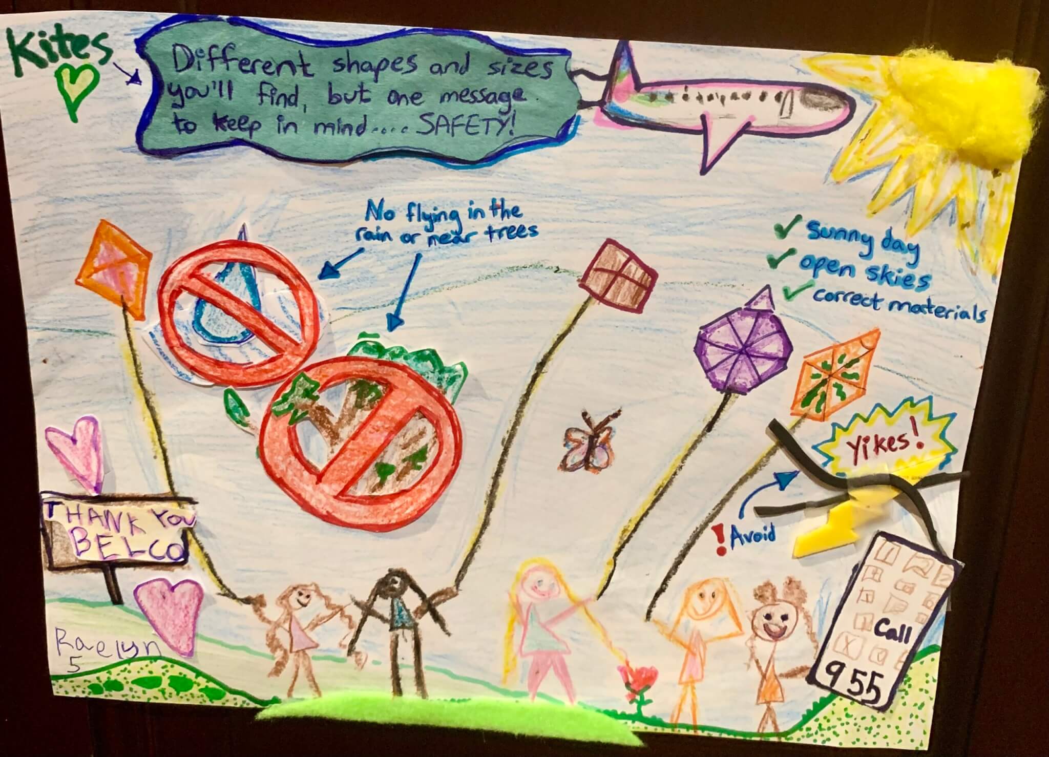 BELCO Kite Safety Poster Competition Winners Announcement | BELCO